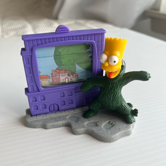 Simpsons | Toys | Sealed Vintage Bartzilla The Simpsons Burger King ...